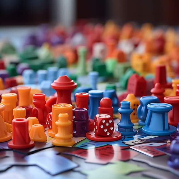 Plastic Game Pieces: Chenlong