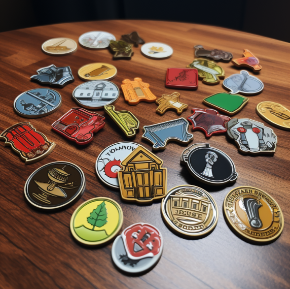 Board Game Tokens: Chenlong